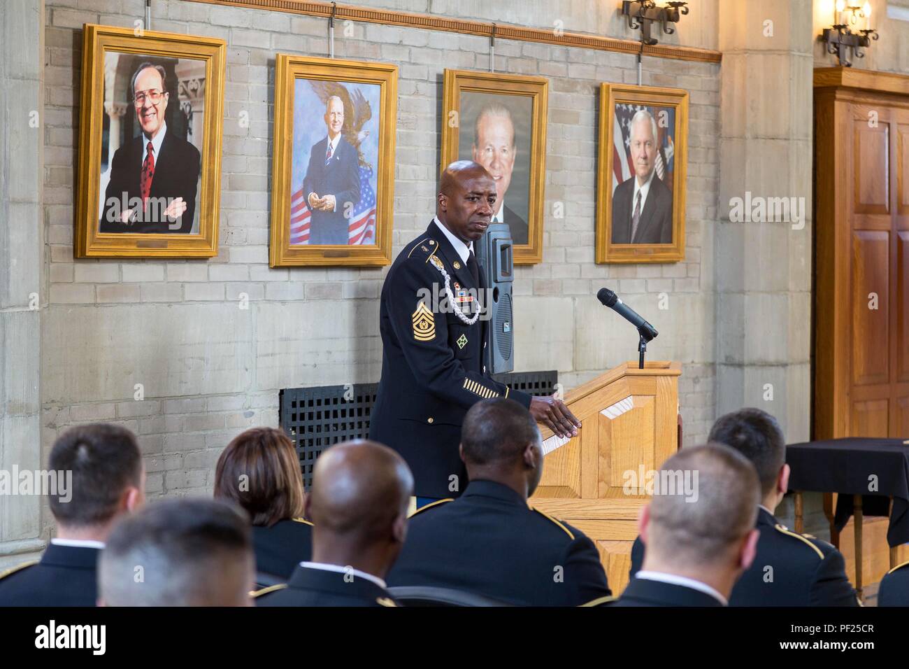 Command Sgt. Maj. David M. Clark, U.S. Military Academy command ...