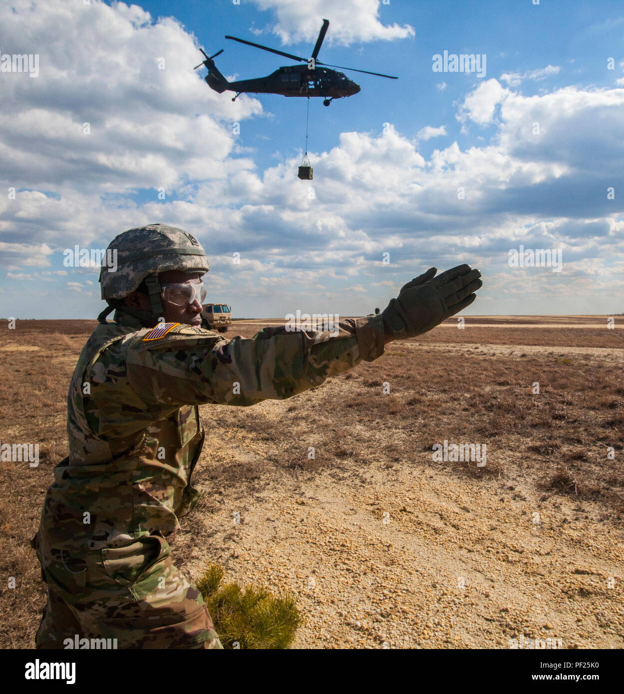 During sling load training at Coyle Drop Zone, Joint Base McGuire‑Dix ...