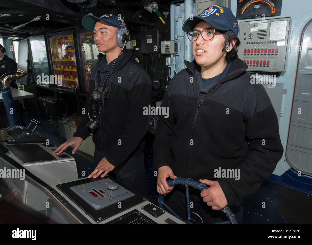 160227-N-KB426-039EASTERN COAST OKINAWA (Feb. 27, 2016) – Seaman Arjay ...
