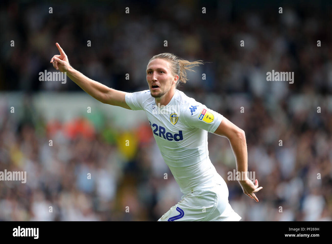 Leeds uniteds luke ayling celebrates scoring hi-res stock photography ...