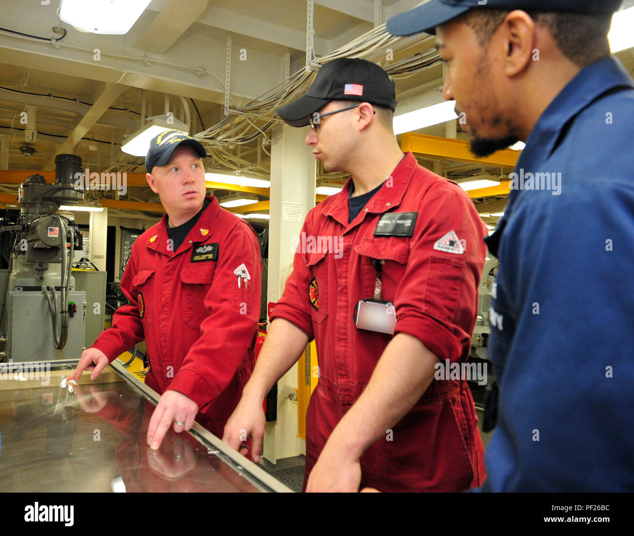 NEWPORT NEWS, Va. (Feb. 25, 2016) -- Senior Chief Hull Maintenance ...