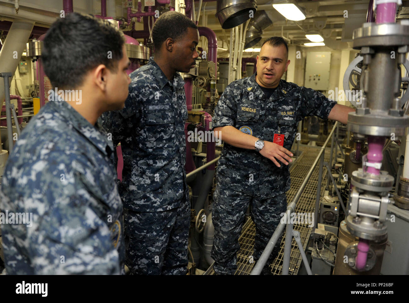 NEWPORT NEWS, Va. (Feb. 25, 2016) -- Senior Chief Aviation Boatswain's ...