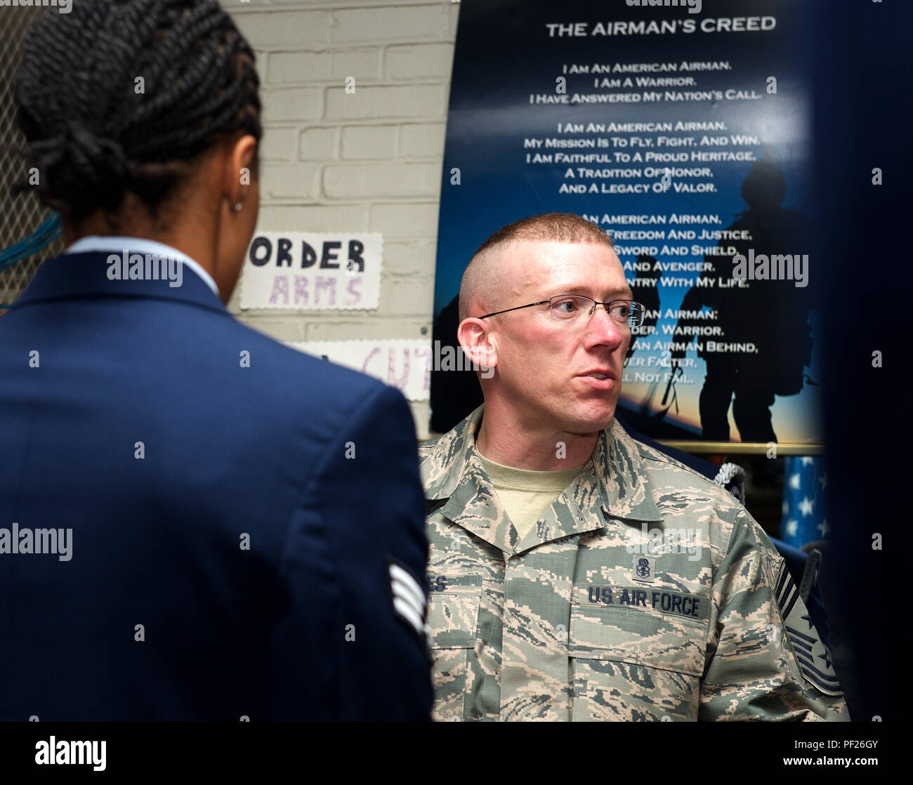 U.S. Air Force Chief Master Sgt. Ronald Beadles, 1st Fighter Wing ...