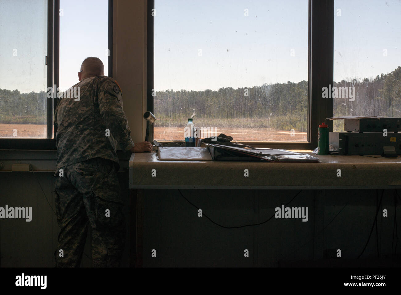 U.S. Army Staff Sgt. Matthew Owens, a forward observer assigned to the ...