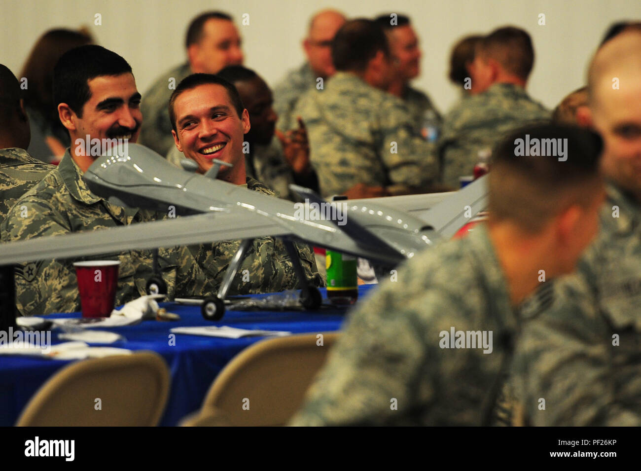 Members of the 27th Special Operations Maintenance Group socialize ...