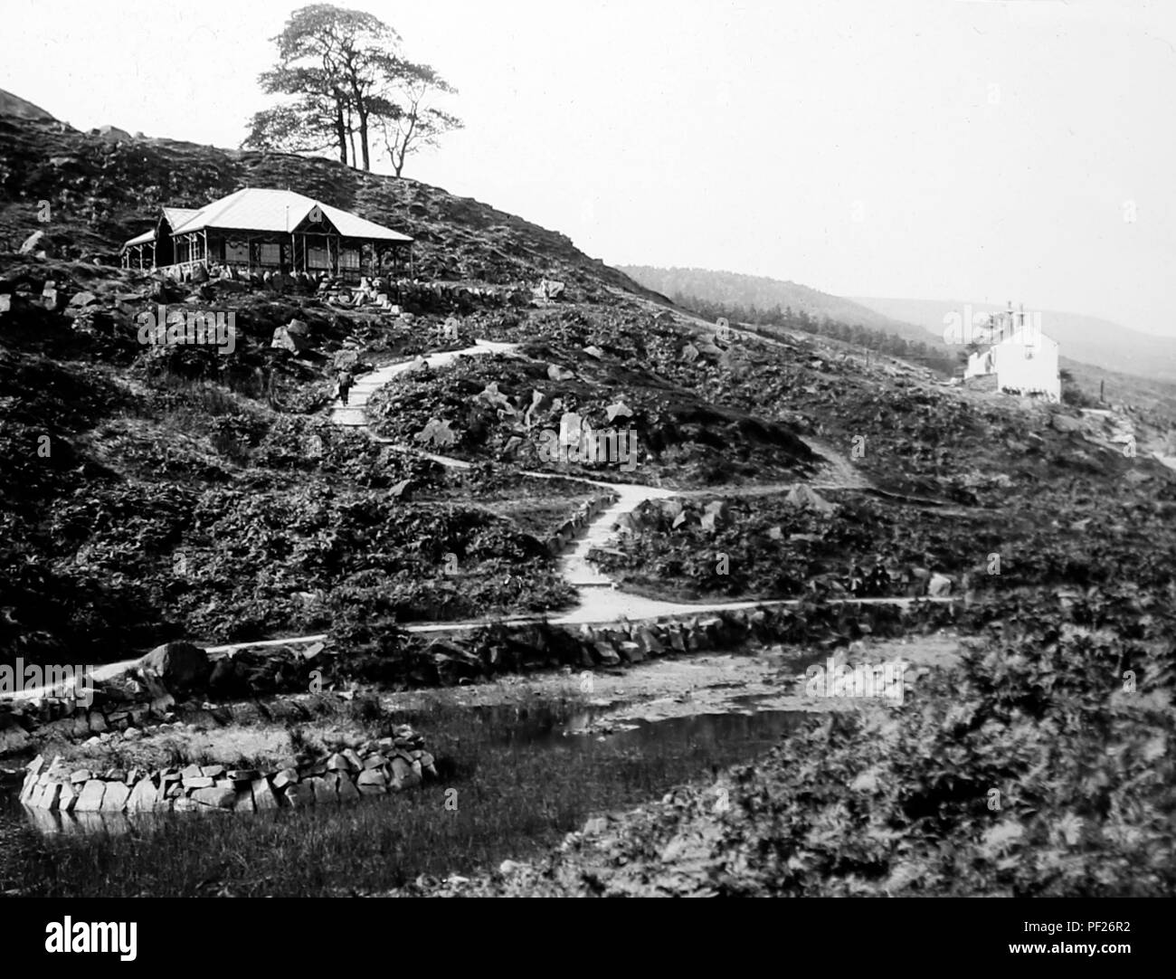 White wells ilkley moor Black and White Stock Photos & Images - Alamy