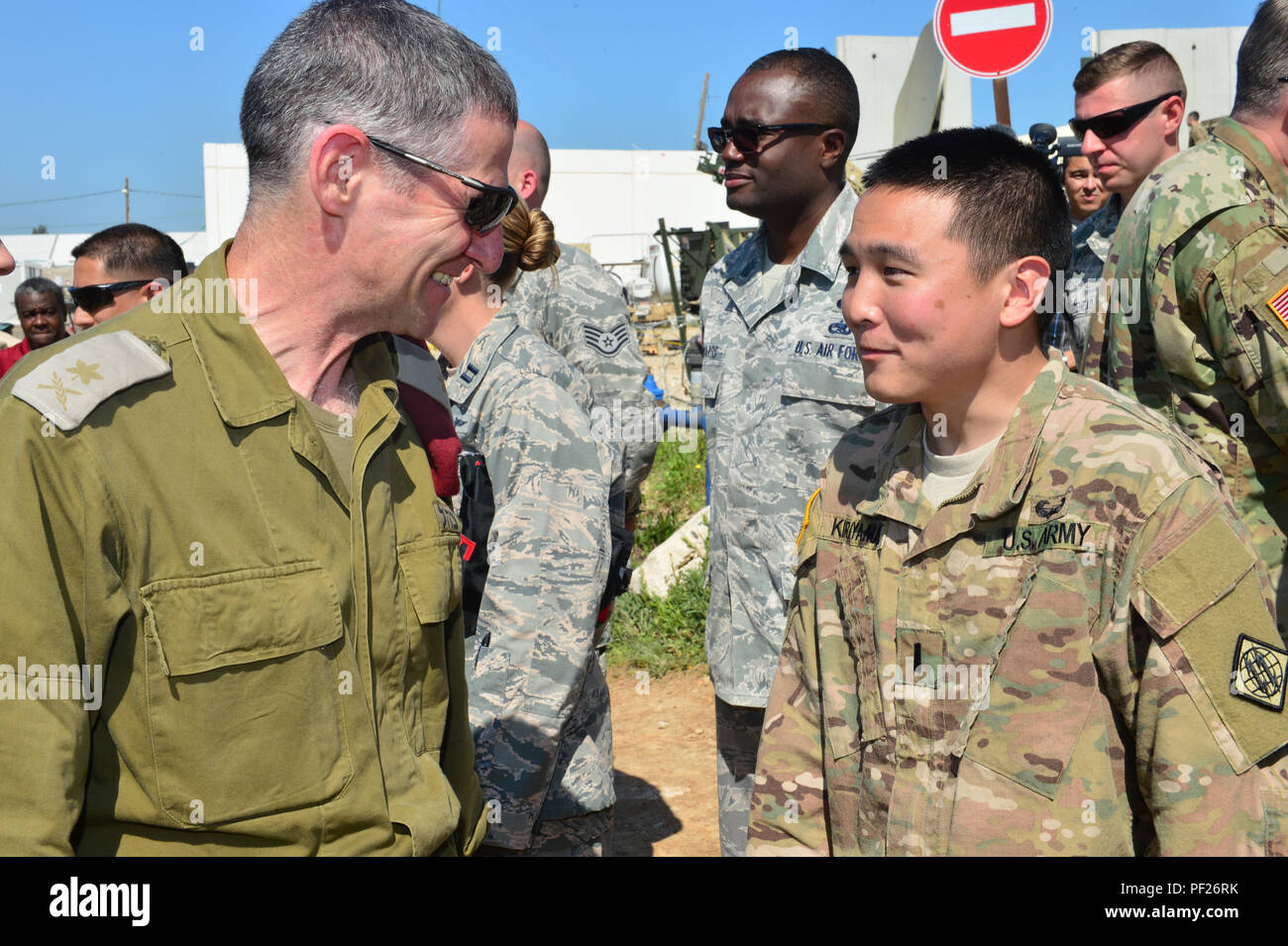 Lt. Gen. William Garrett, U.S. European Command deputy commander, meets ...