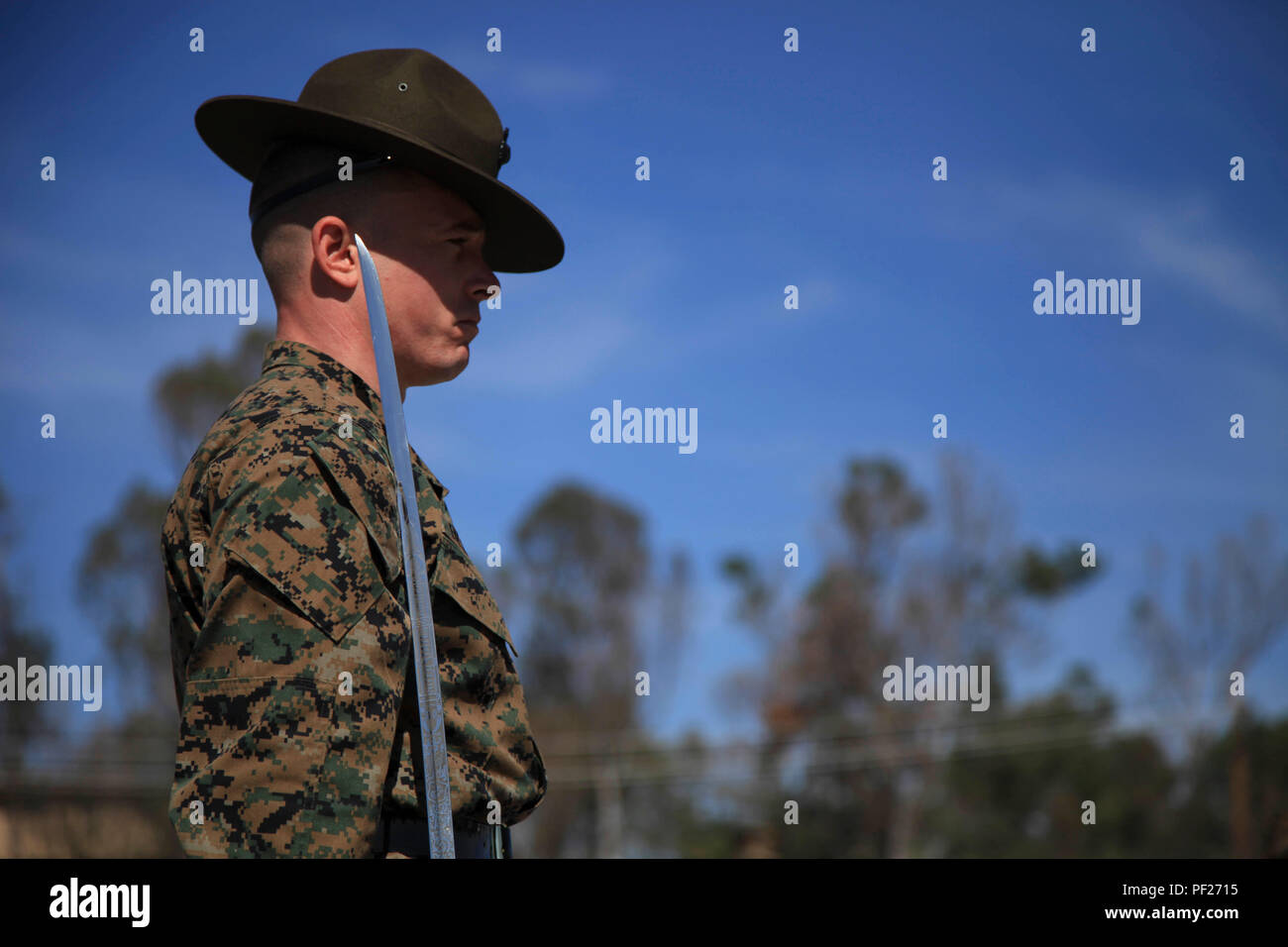 U.S. Marine Corps Staff Sgt. Joseph Bednarik (left), with Company E ...