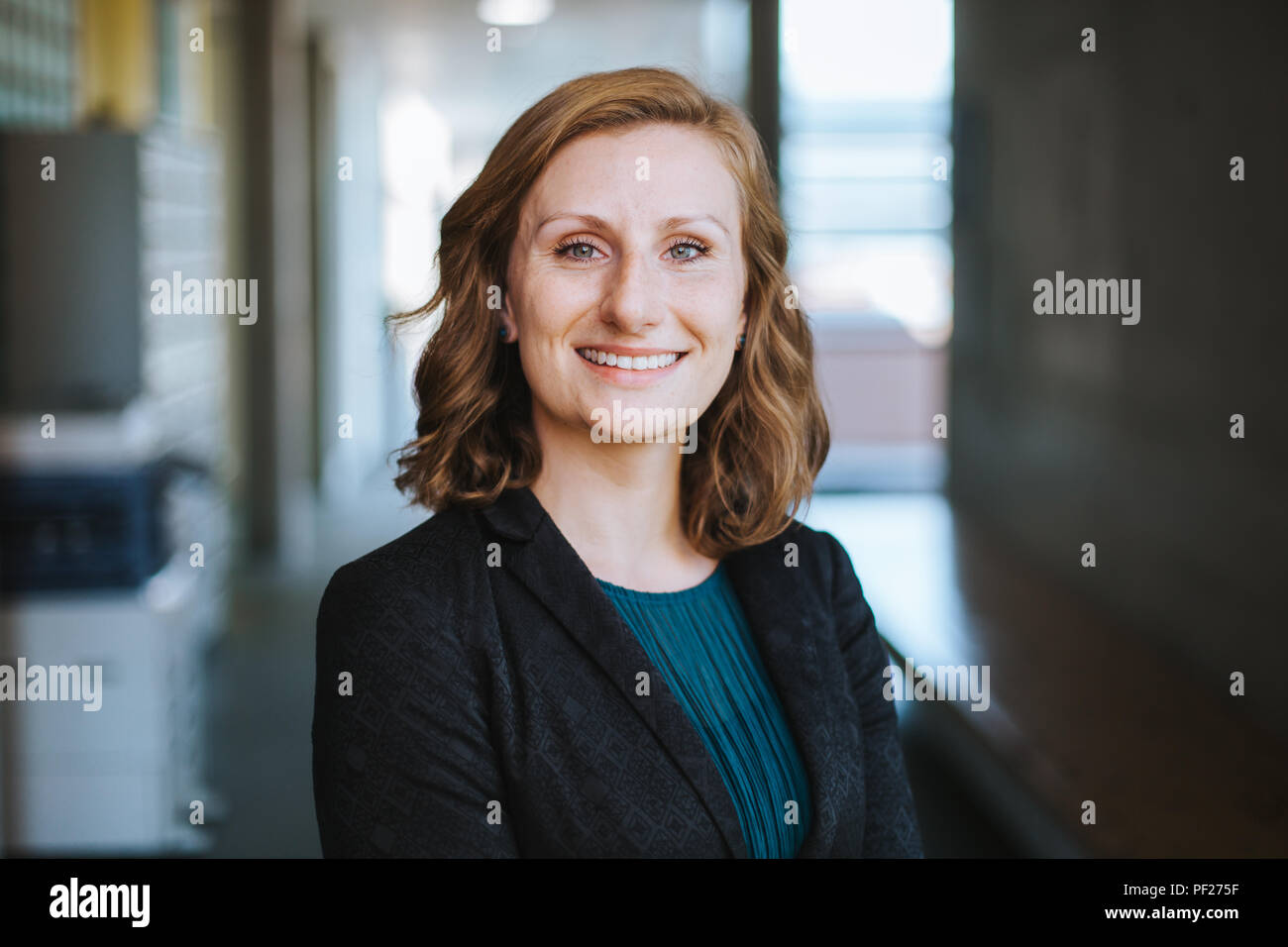 Woman interview smile hi-res stock photography and images - Alamy