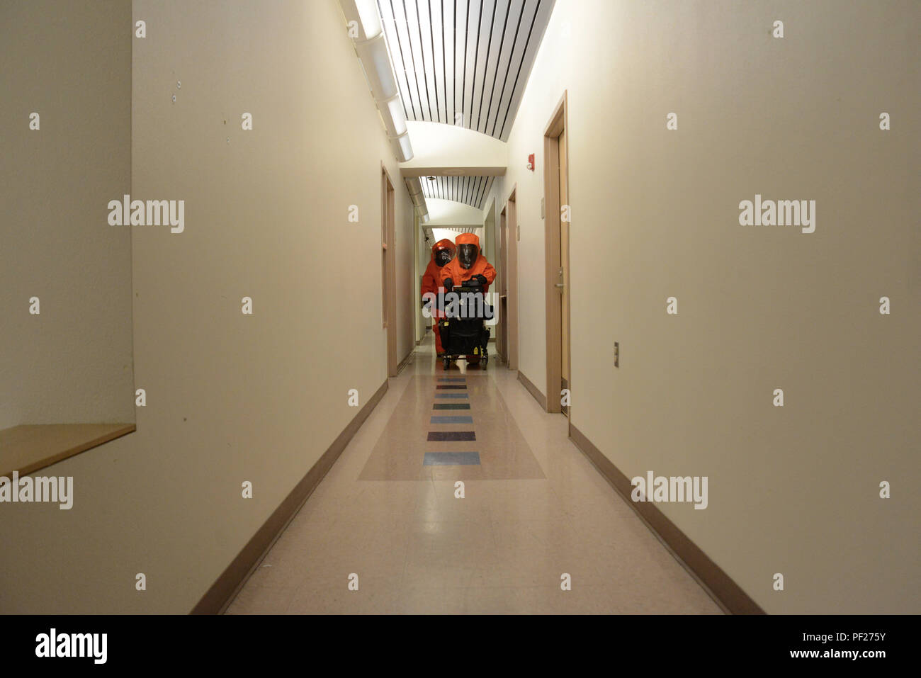 Two members of the Alaska National Guard’s 103rd Civil Support Team ...