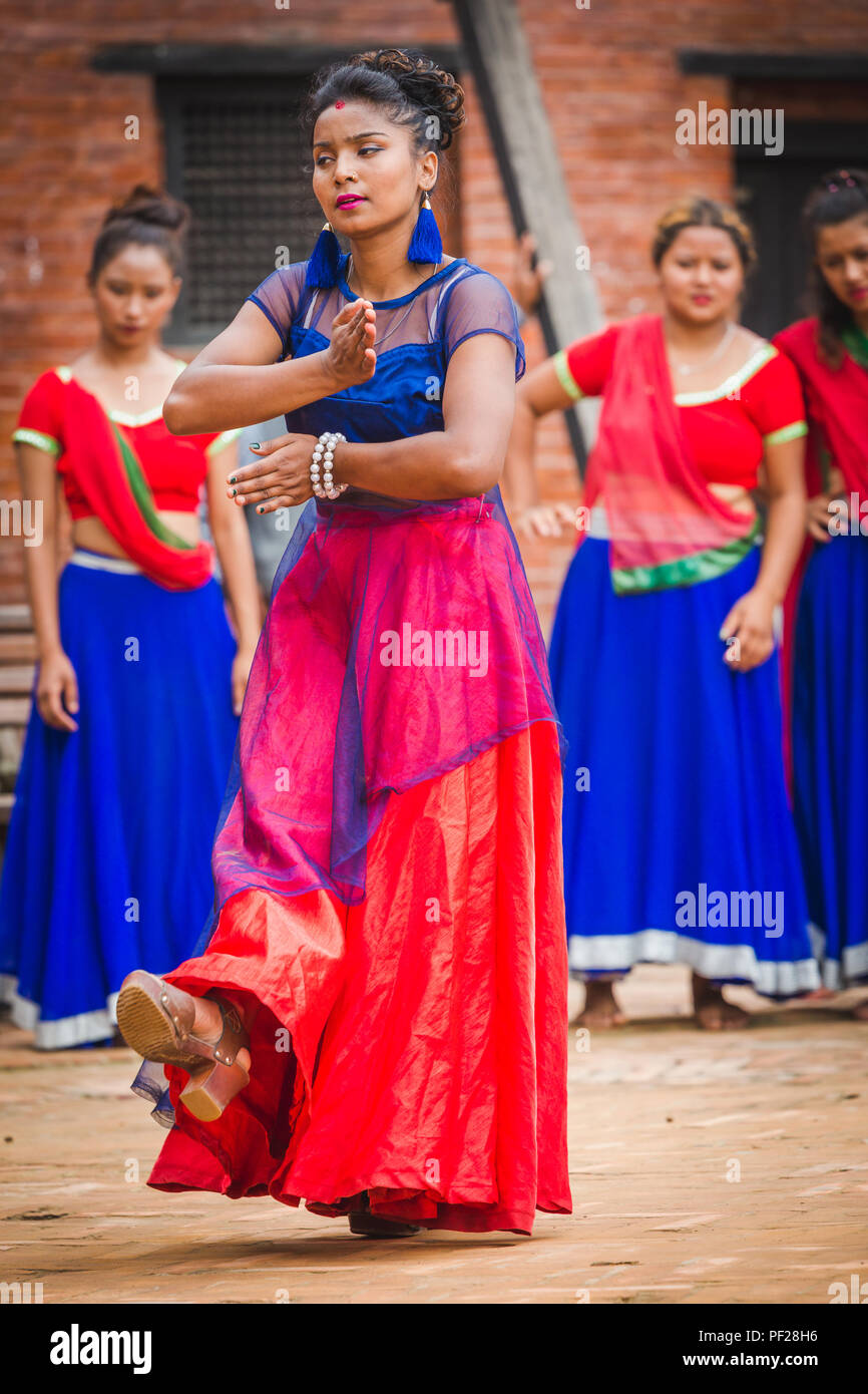 Traditional Nepali Dancers High Resolution Stock Photography and Images ...