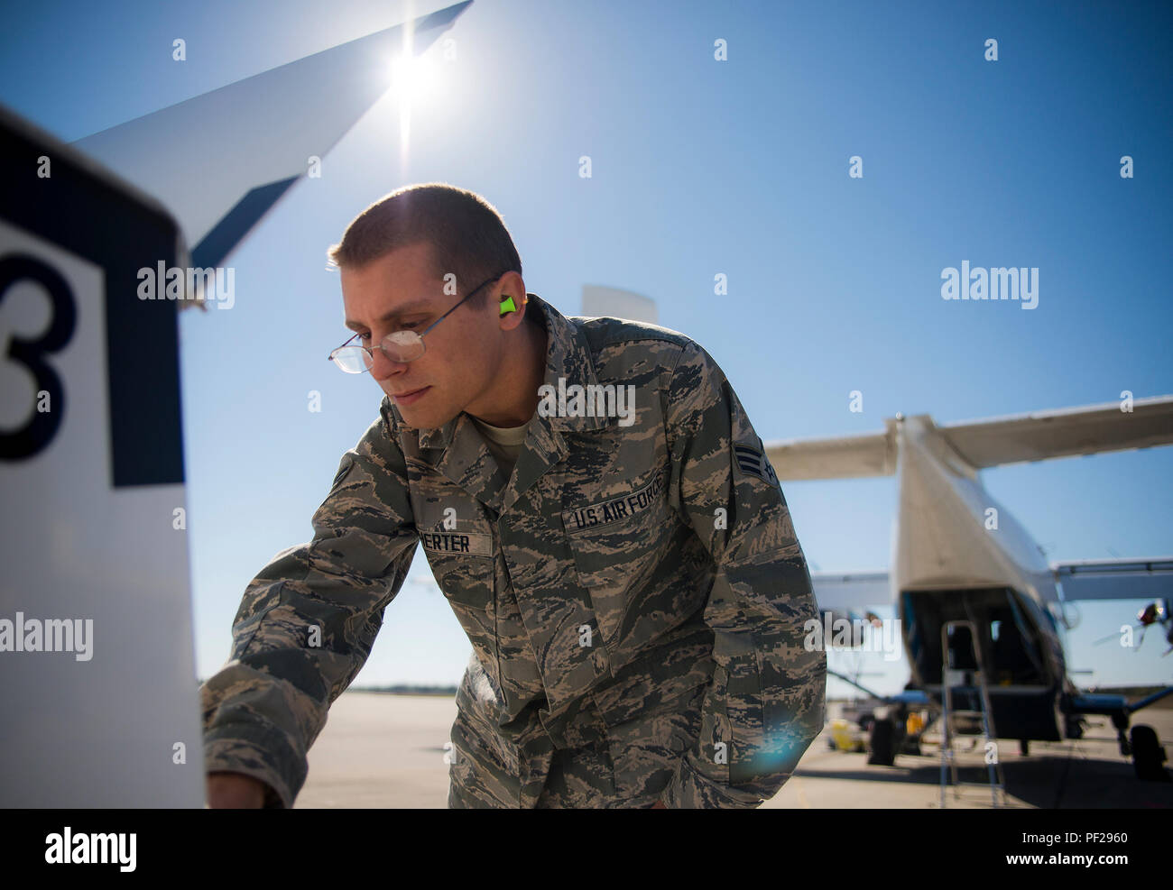 Senior Airman Andrew McWherter, 592nd Special Operations Maintenance ...