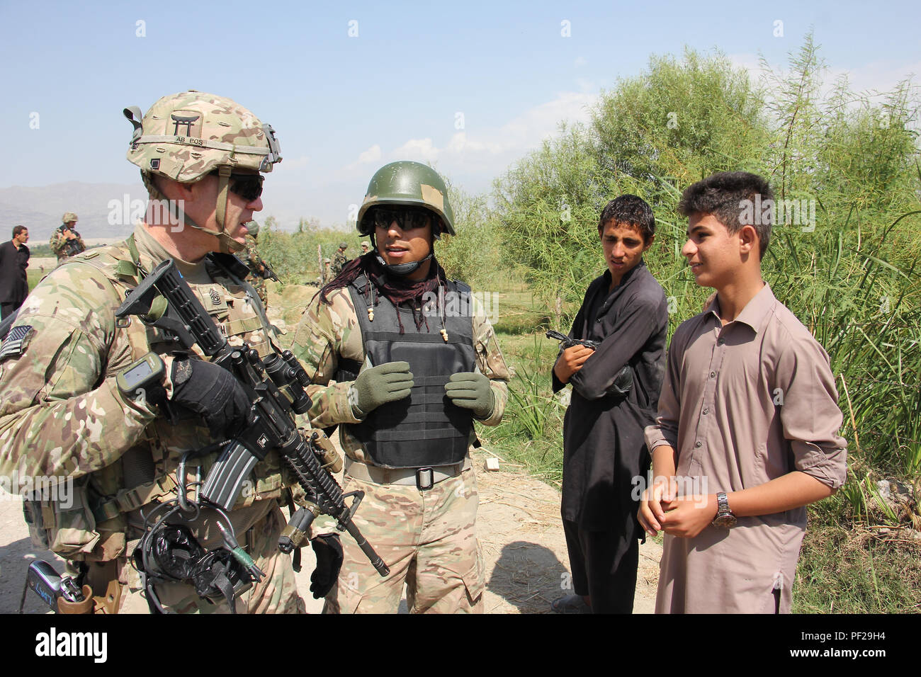 LAGHMAN PROVINCE, Afghanistan - An Afghan youth talks security with the ...