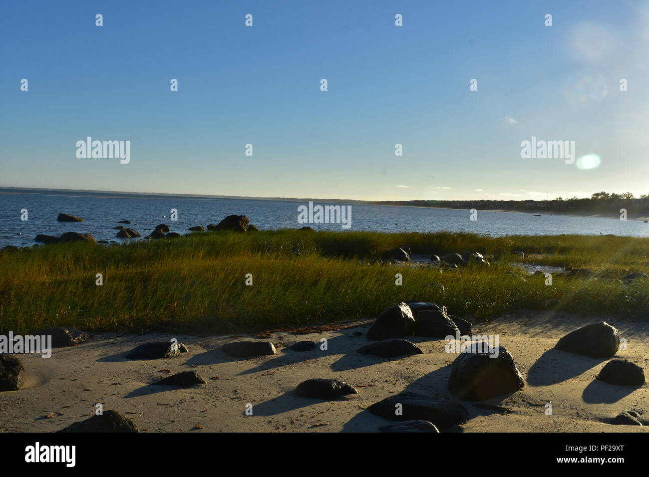 Stunning view of the ocean off the coast of cape cod Stock Photo - Alamy