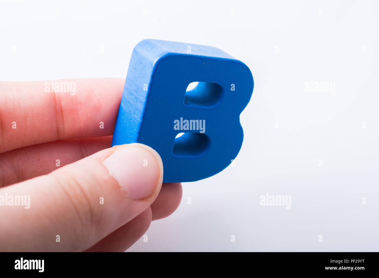Letter cube of B of Alphabet made of wood Stock Photo - Alamy