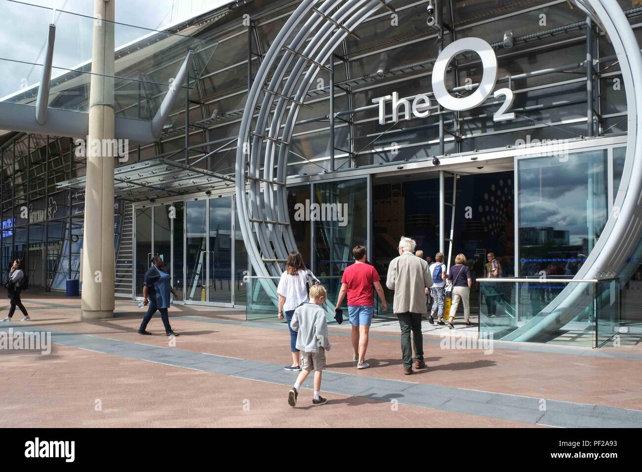 Main entrance to the o2 Arena in North Greenwich London Stock Photo - Alamy