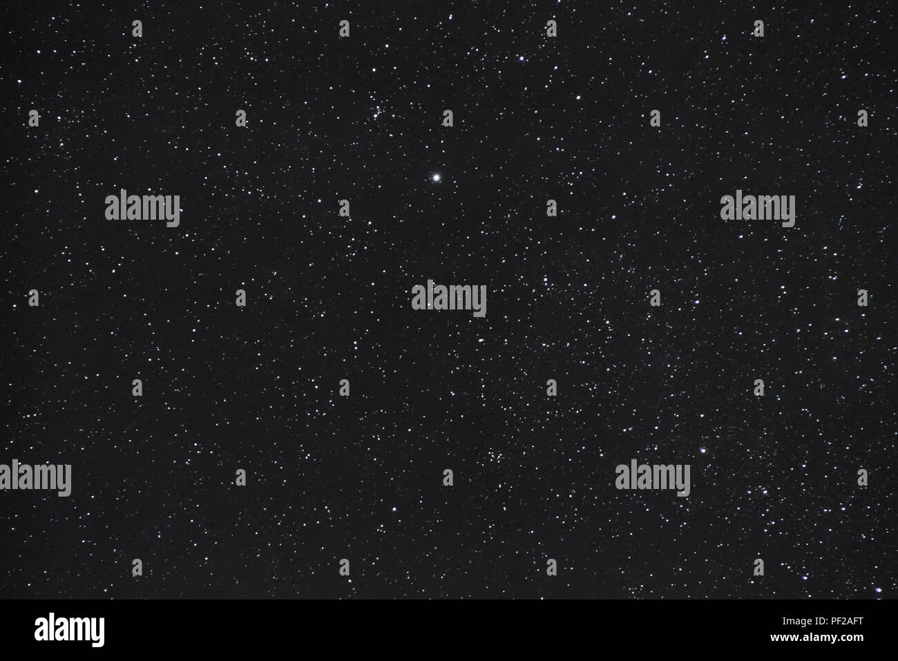 Collection of stars in the black night sky without milkyway Stock Photo ...