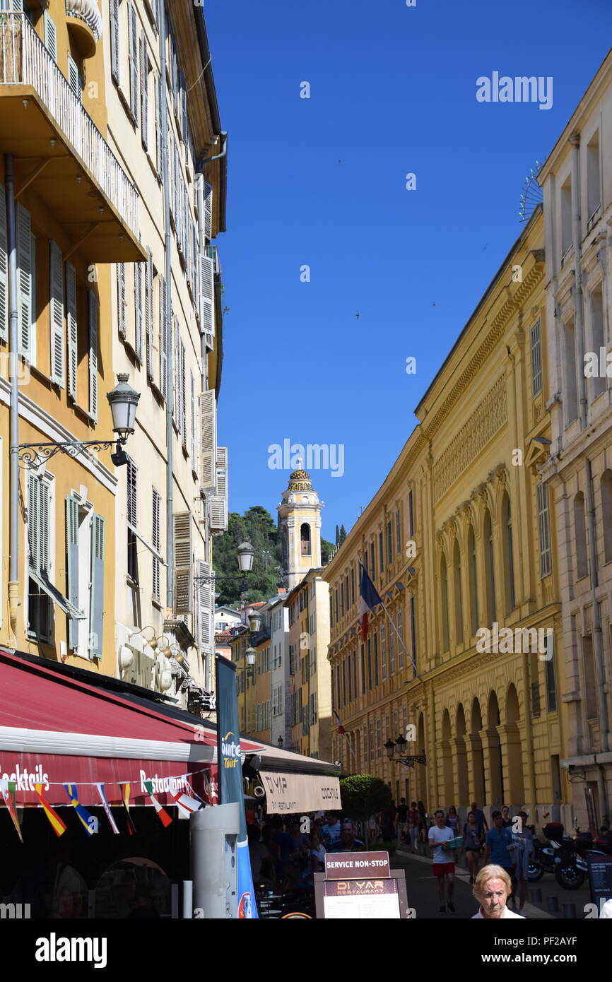 Street scenes in Old Nice on the Cote D'Azur, France Stock Photo - Alamy
