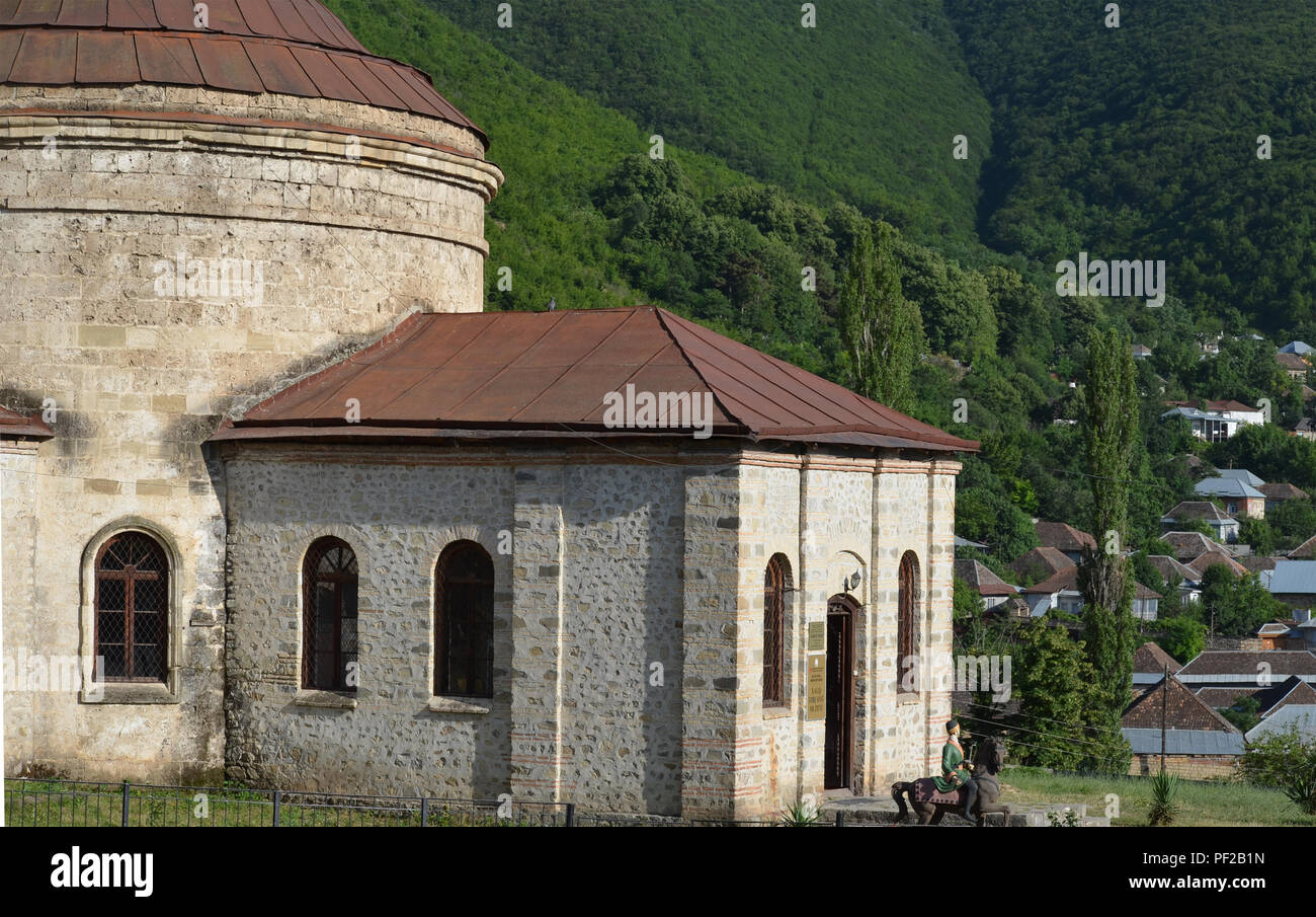 Old Khan mosque in Sheki fortress, northern Azerbaijan Stock Photo - Alamy