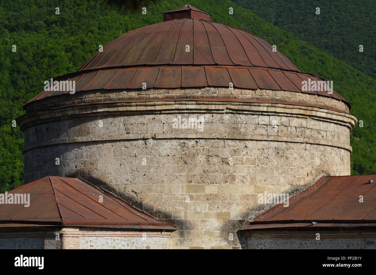 Old Khan mosque in Sheki fortress, northern Azerbaijan Stock Photo - Alamy