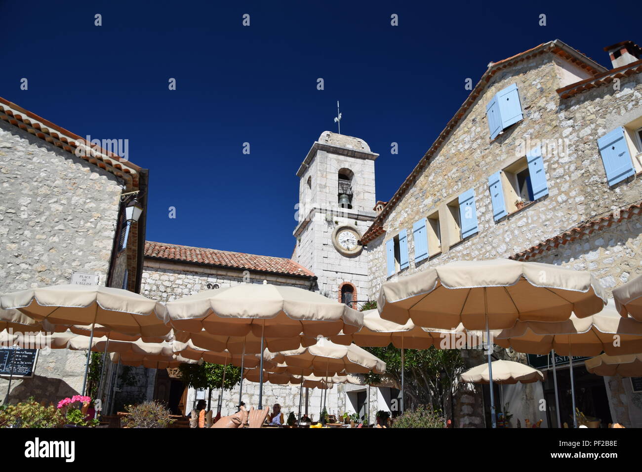 Views of the village and surrounding countryside of Gourdon, Provence ...