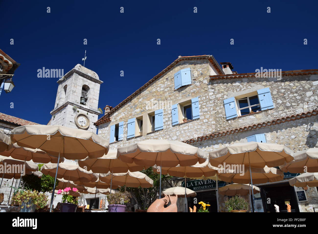 Views of the village and surrounding countryside of Gourdon, Provence ...