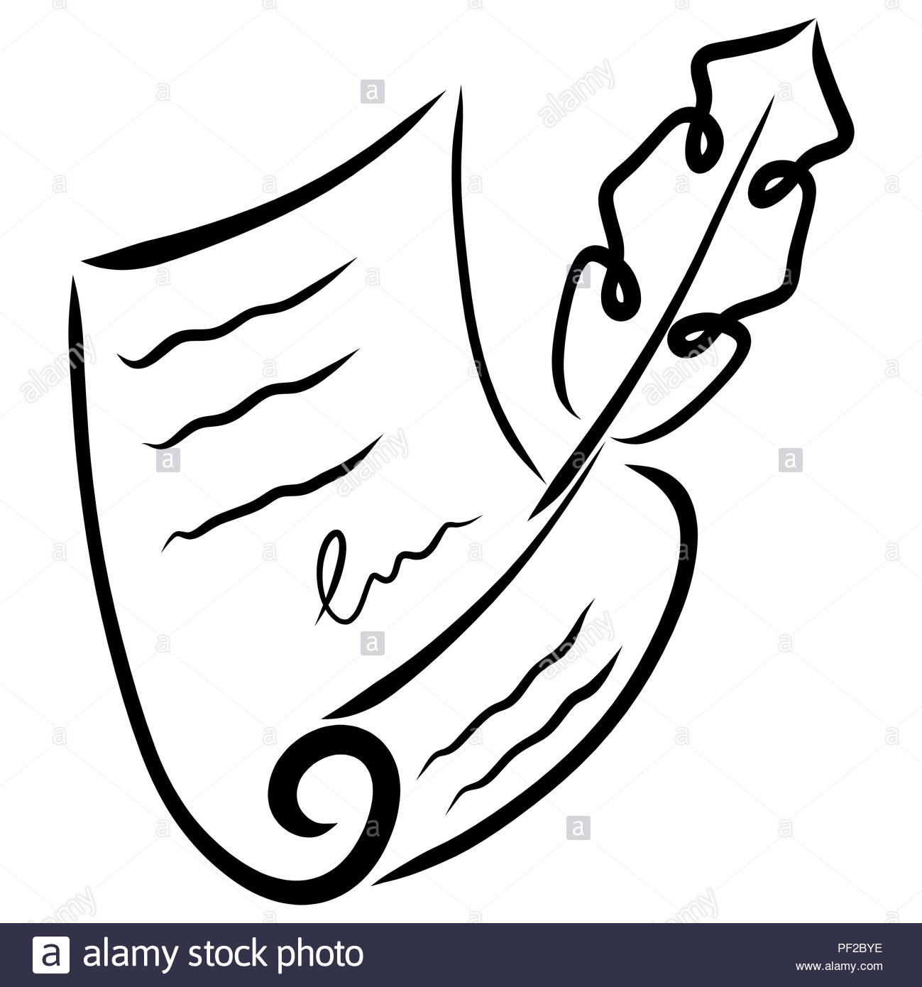 Feather Writing Stock Photos & Feather Writing Stock Images - Alamy