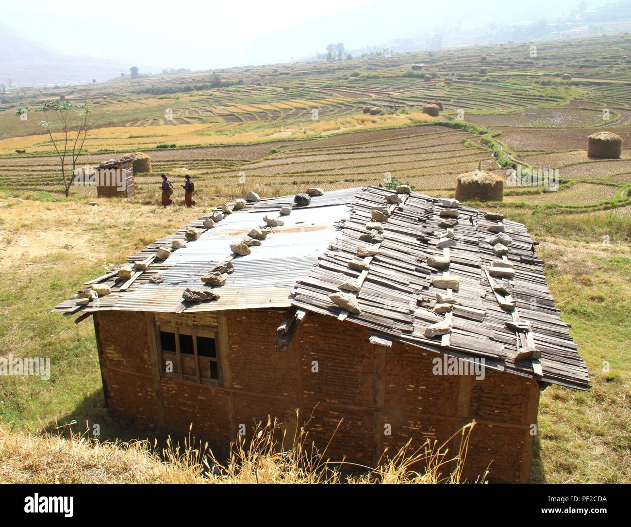 Traditional rural bhutanese house hi-res stock photography and images ...
