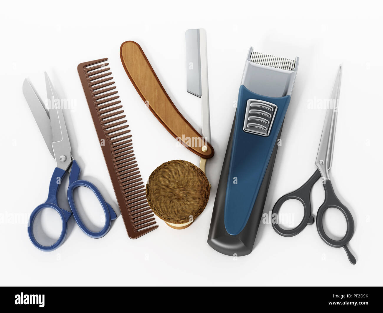 Barber tools hi-res stock photography and images - Alamy