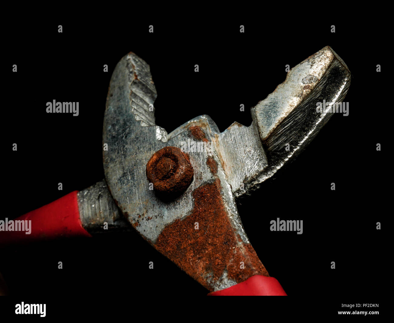 old pliers Made of rusted steel Stock Photo - Alamy