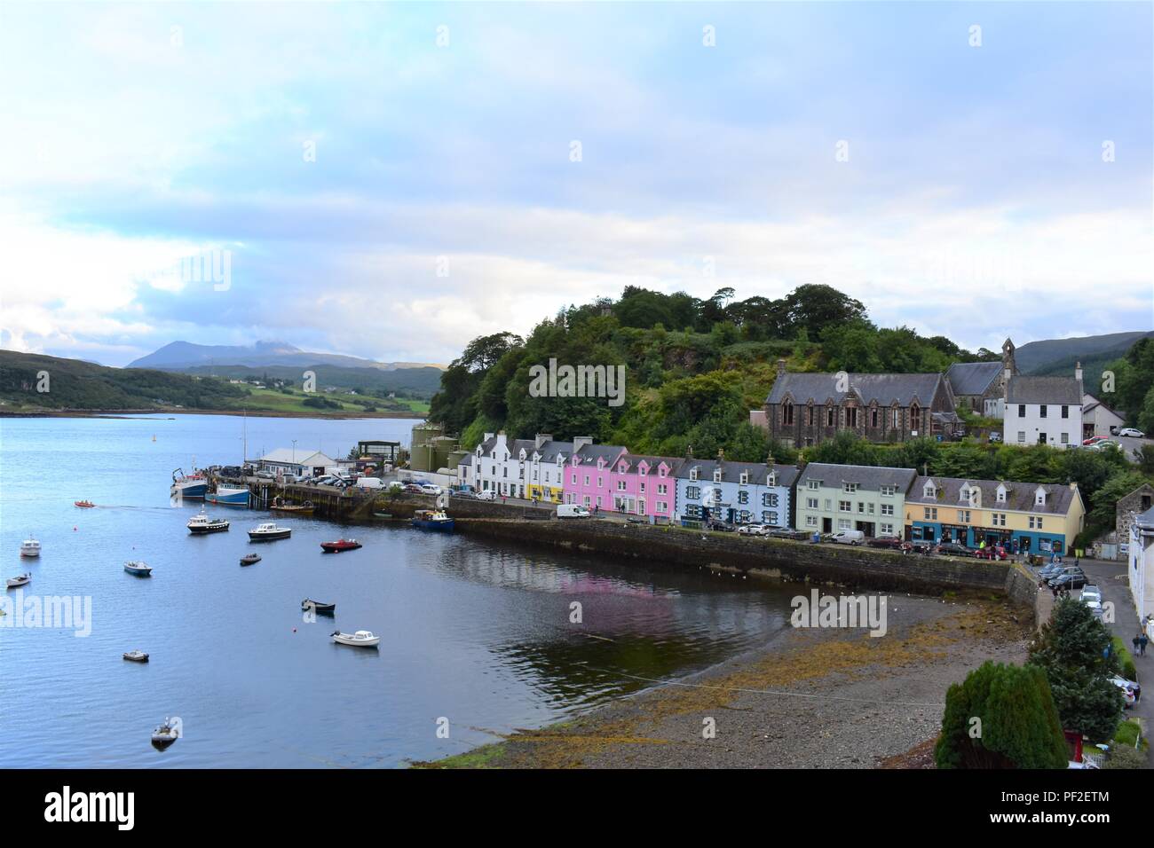 Portree waterfront isle skye scotland hi-res stock photography and ...