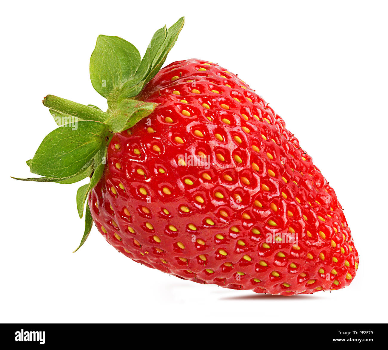 Strawberry isolated on white background Stock Photo - Alamy