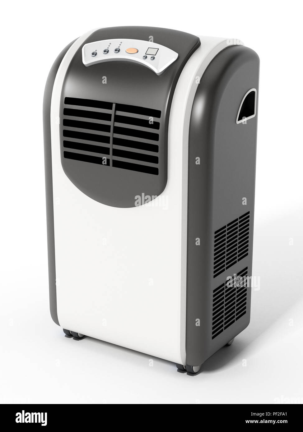 Generic illustration of mobile air conditioner. 3D illustration Stock ...