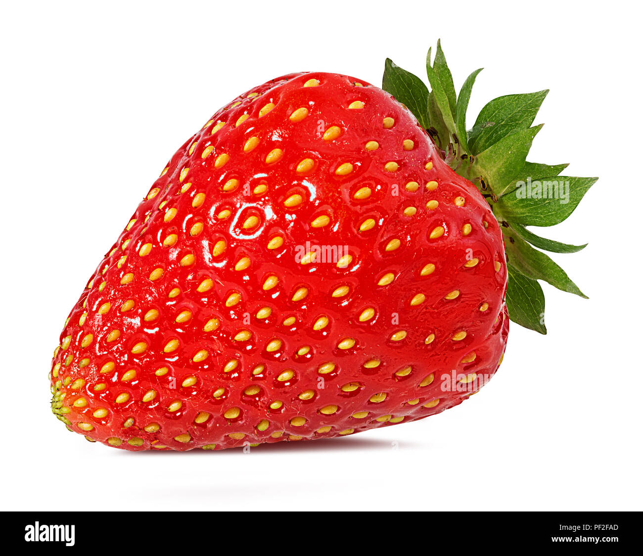Strawberry isolated on white background Stock Photo - Alamy