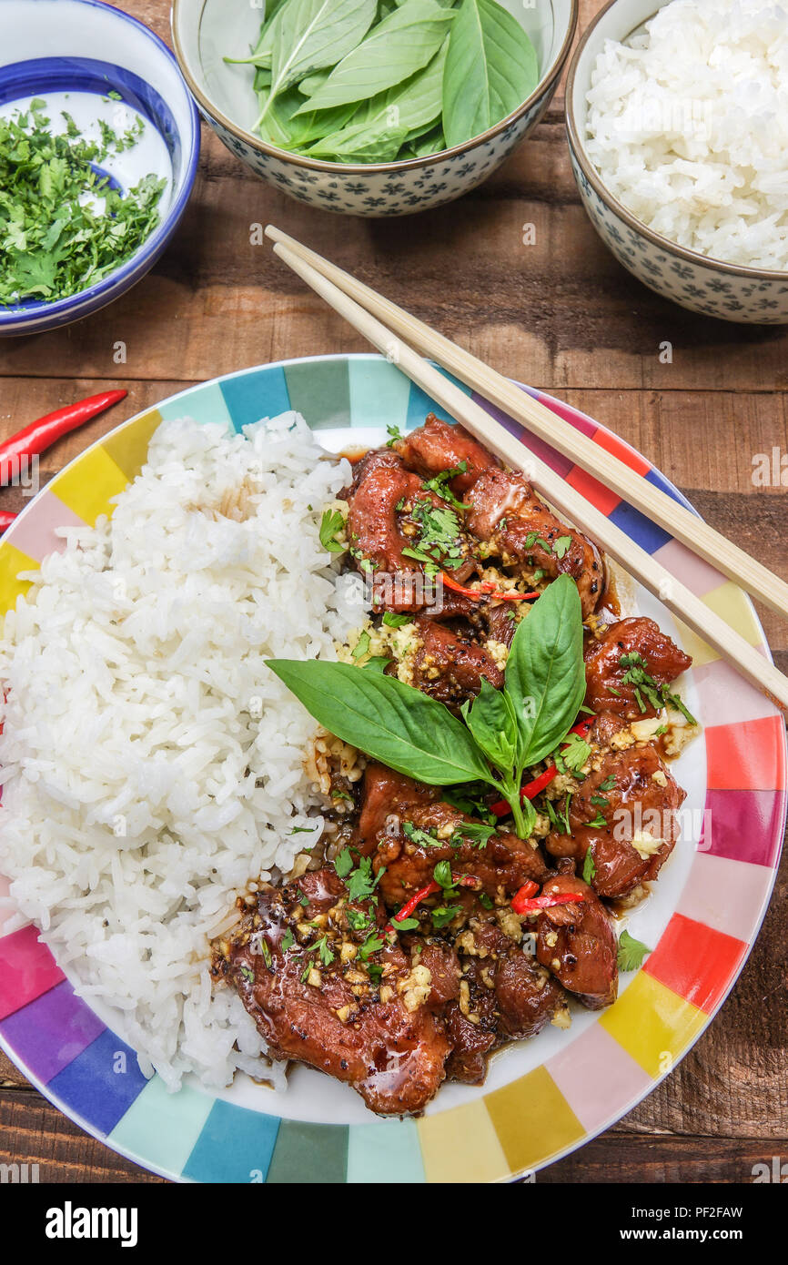 cooking vietnamese food Stock Photo - Alamy