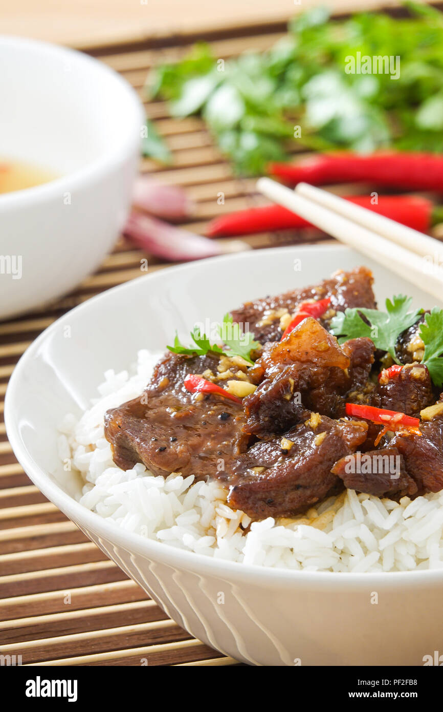 cooking vietnamese food Stock Photo - Alamy