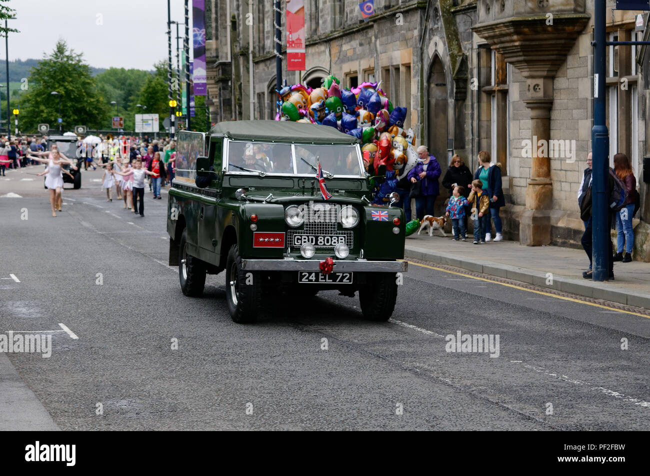 The city of Perth Salute Parade, August 2018, Perth Scotland Stock ...