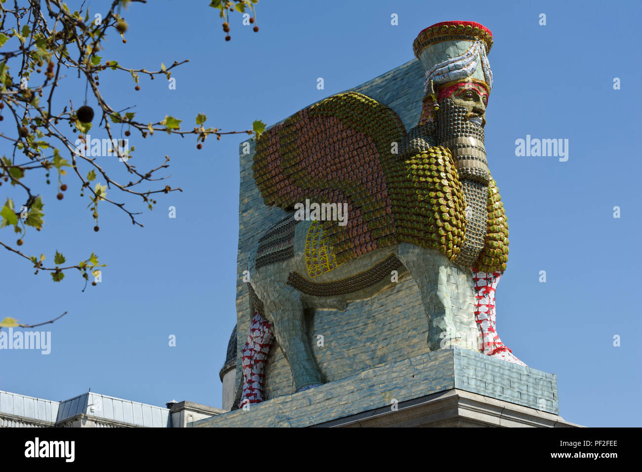 'Lamassu', a winged deity which guarded Nergal Gate at the entrance to ...