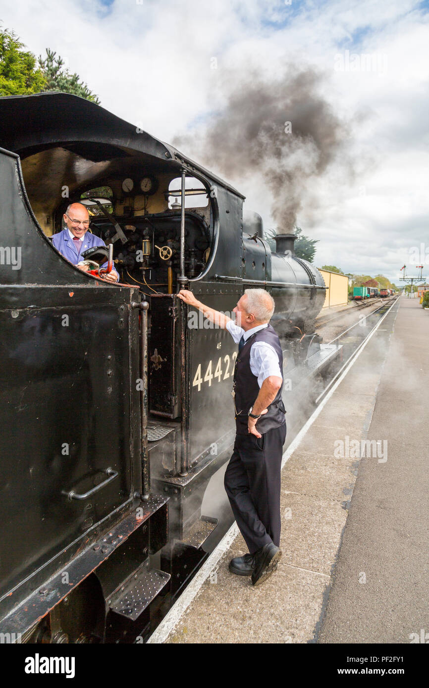 Steam locomotive footplate hi-res stock photography and images - Alamy