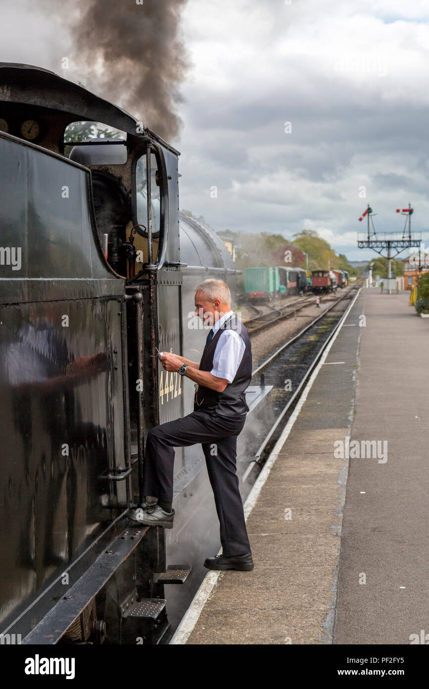 Locomotive cab footplate hi-res stock photography and images - Alamy
