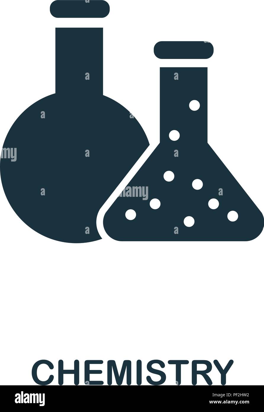 Chemistry creative icon. Simple element illustration. Chemistry concept ...