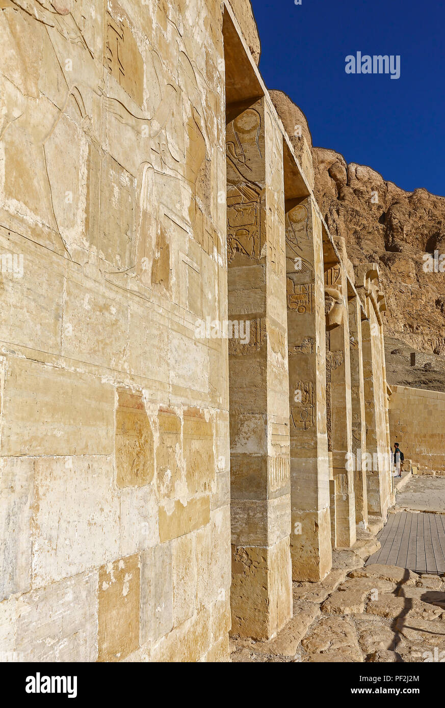 The Mortuary Temple of Hatshepsut, Deir el-Bahari, Luxor, Egypt, Africa ...