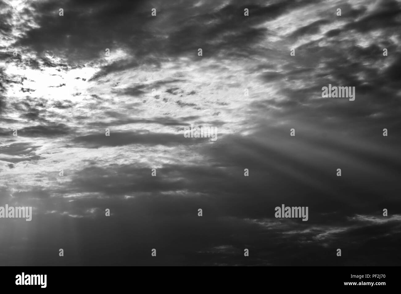 Cloud light beams hi-res stock photography and images - Alamy