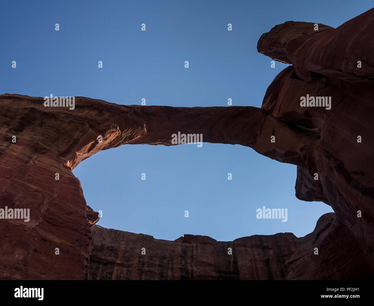 Akiti Arch (aka East Rim or Centennial Arch) in Rattlesnake Canyon ...
