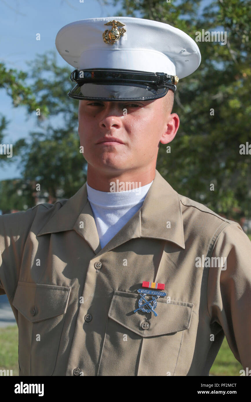 U.S. Marine Corps Pfc. Benjamin Bramblett is the honor graduate for ...