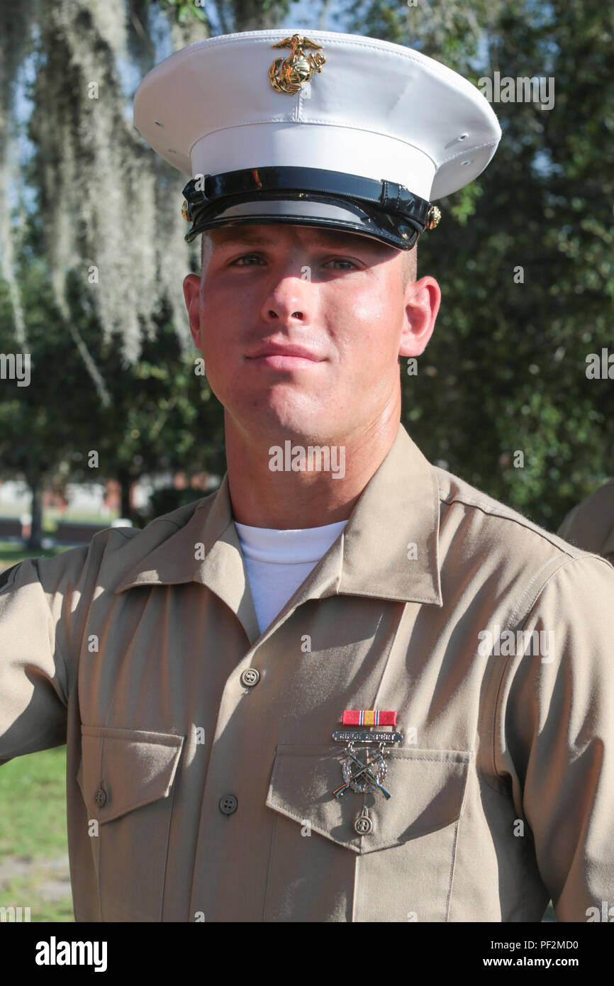 U.S. Marine Corps Pfc. Nicholas Perkins is the honor graduate for ...