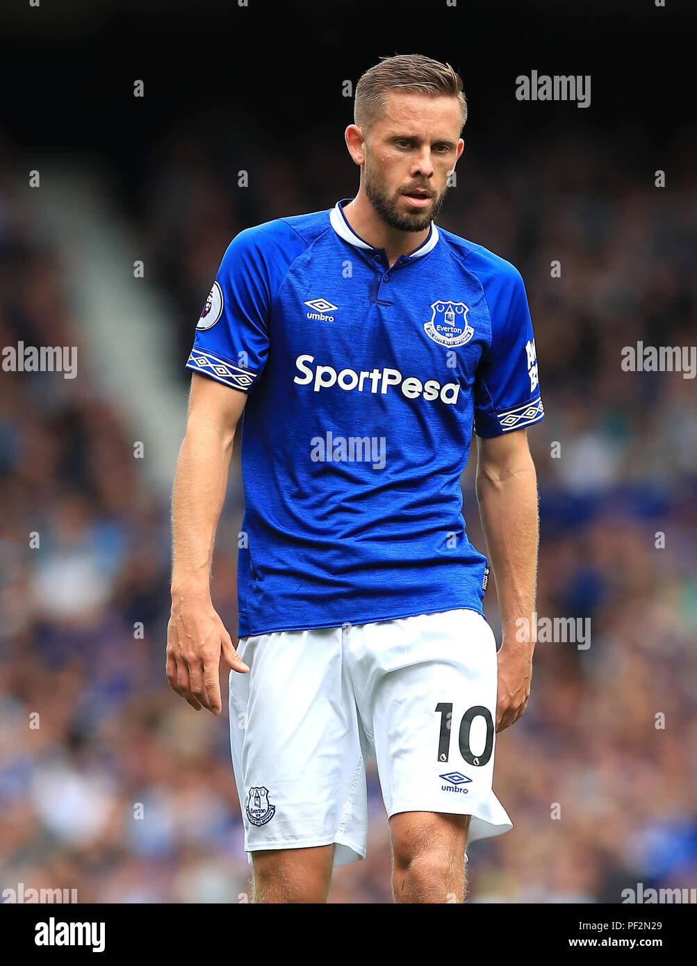 Everton's Gylfi Sigurdsson during the Premier League match at Goodison ...