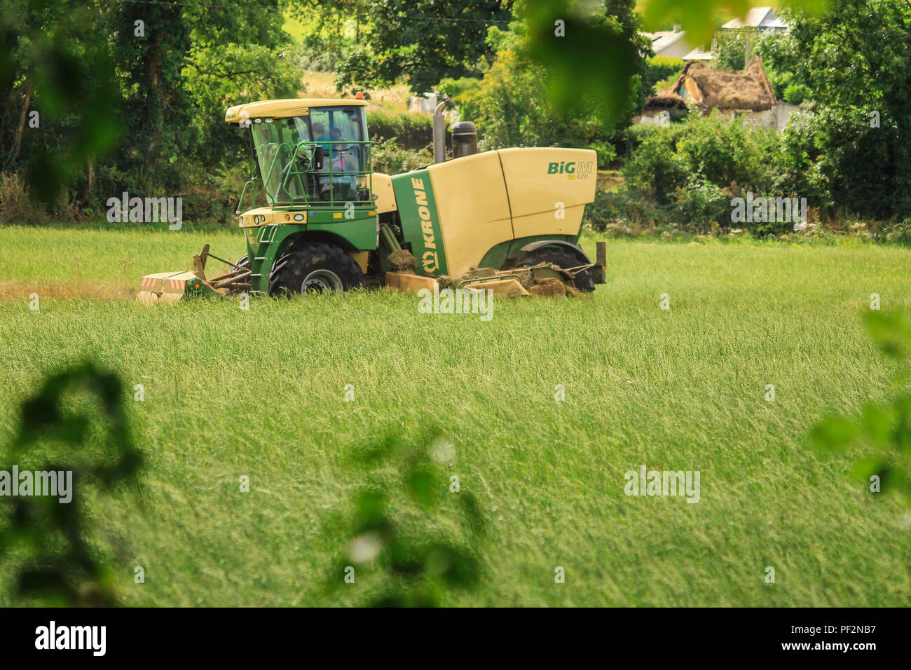 Krone Big M mower Stock Photo - Alamy