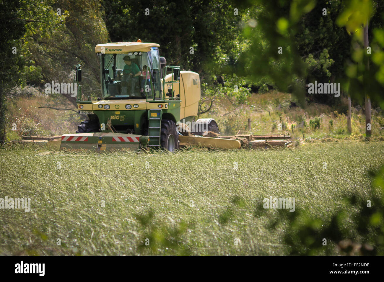 Krone Big M mower Stock Photo - Alamy