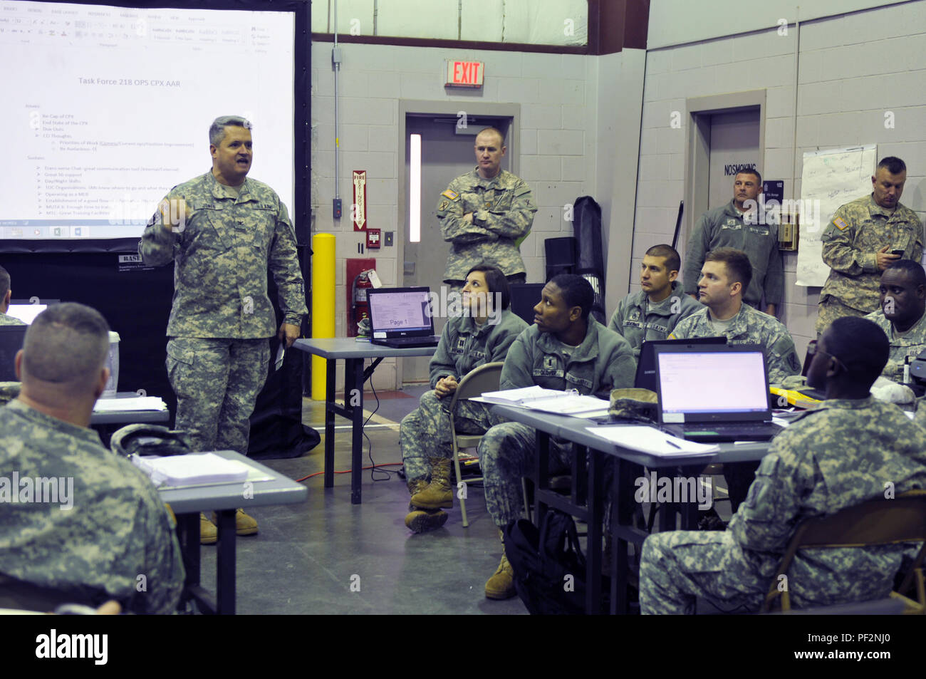 U.S. Army Col. Jeffrey A. Jones, 218th Maneuver Enhancement Brigade ...